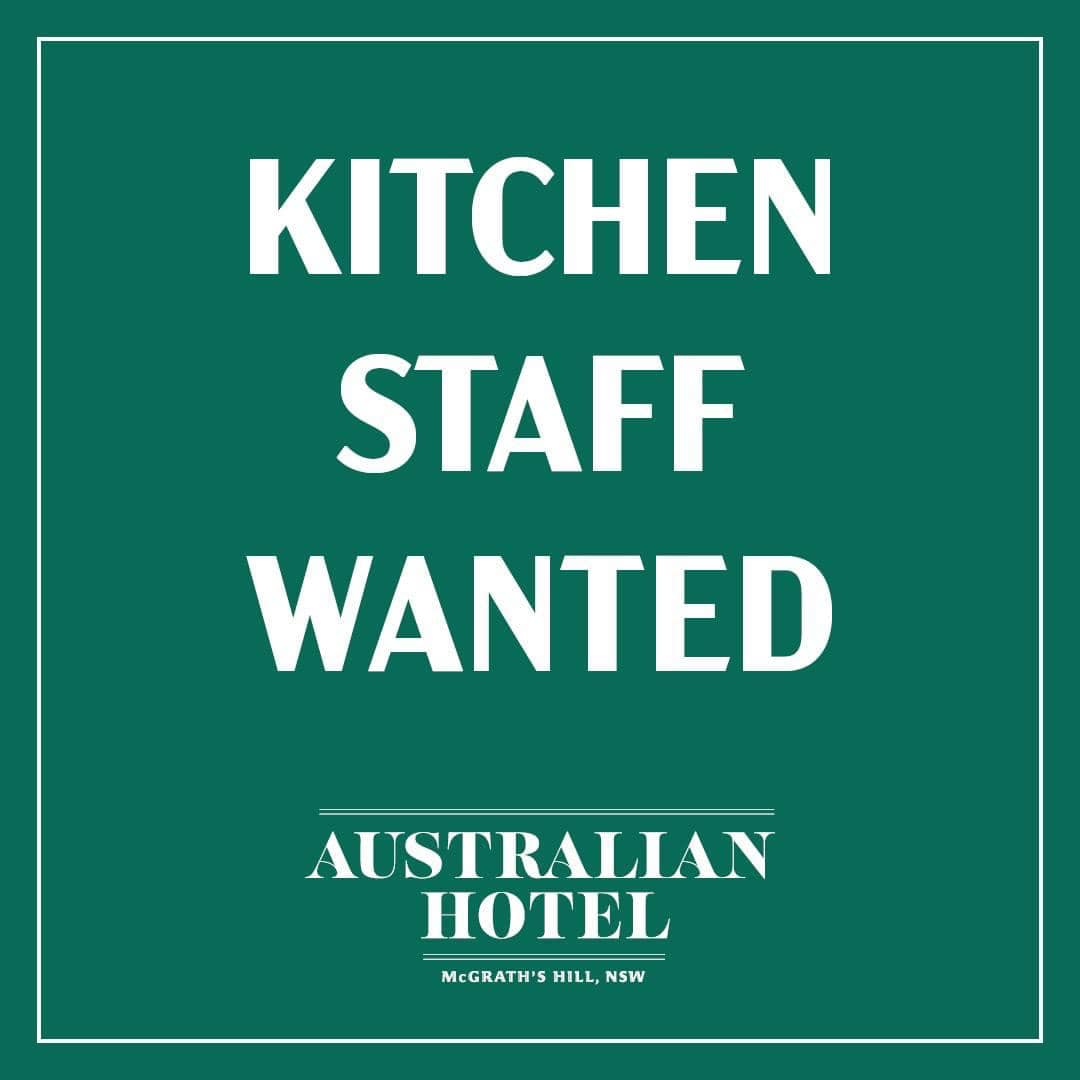 Apply now: Kitchen Hands & Dishies - McGraths Hill, NSW | Barcats